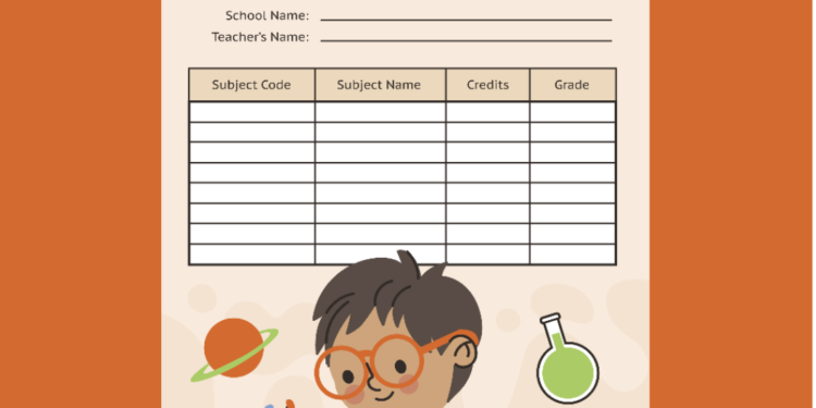 How to Create a CBSE Report Card & CBSE Marksheet Format with School ...